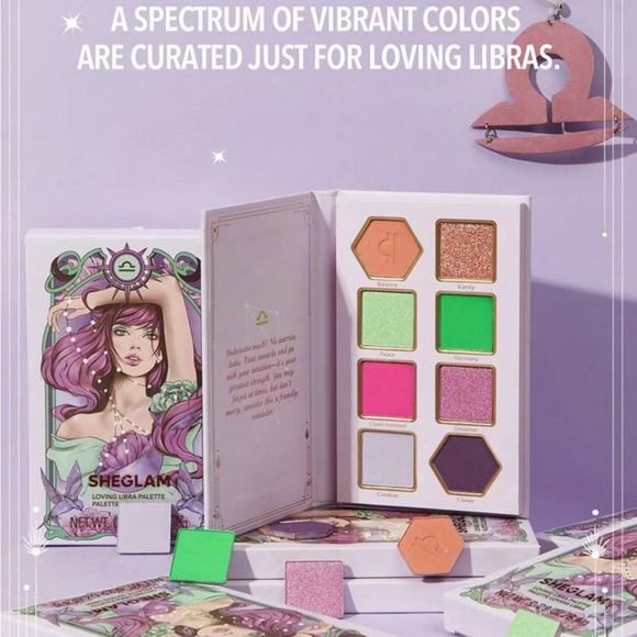 Rebellious Rose | Makeup | Sheglam Loving Libra Palette 8clolor Shimmer ...